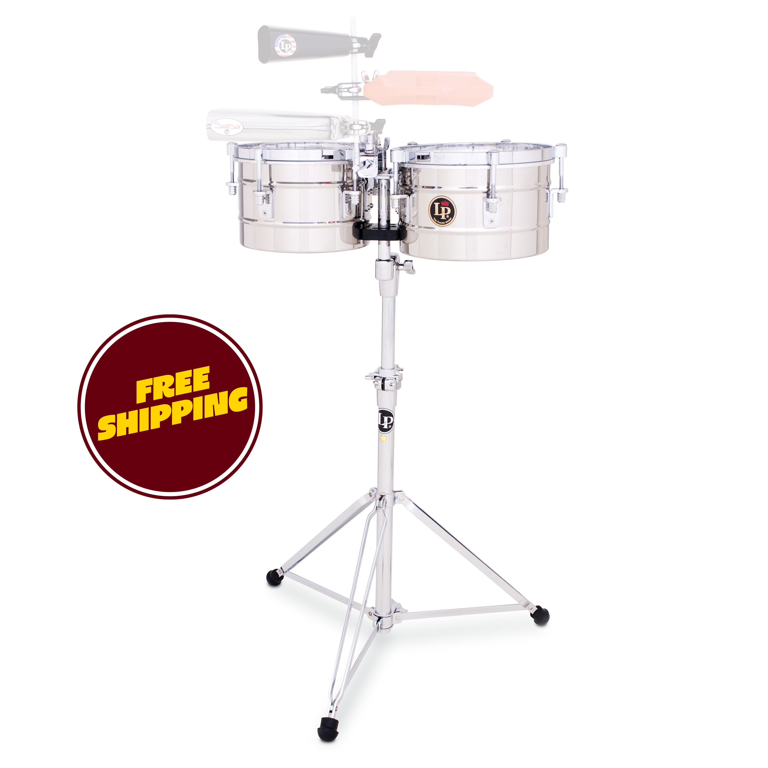 LP LP272-S 9 1/4 and 10 1/4 Tito Puente Timbalitos - Bronze Tito 9-1/4 & 10-1/4 - Willis Music Store