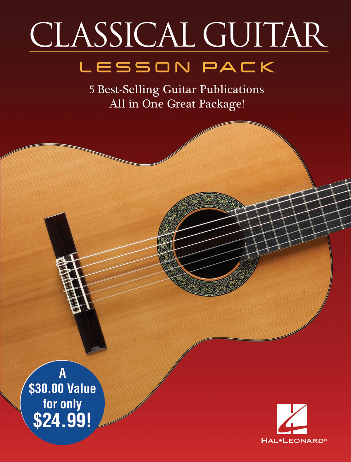 Classical Guitar Lesson Pack Boxed Set with Four Publications and One ...