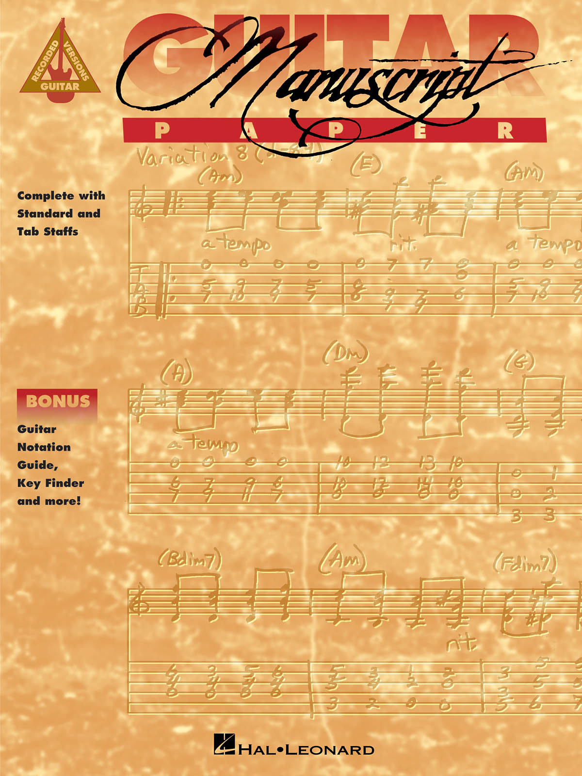 Recorded Versions Guitar Tablature Manuscript Paper - Willis Music Store