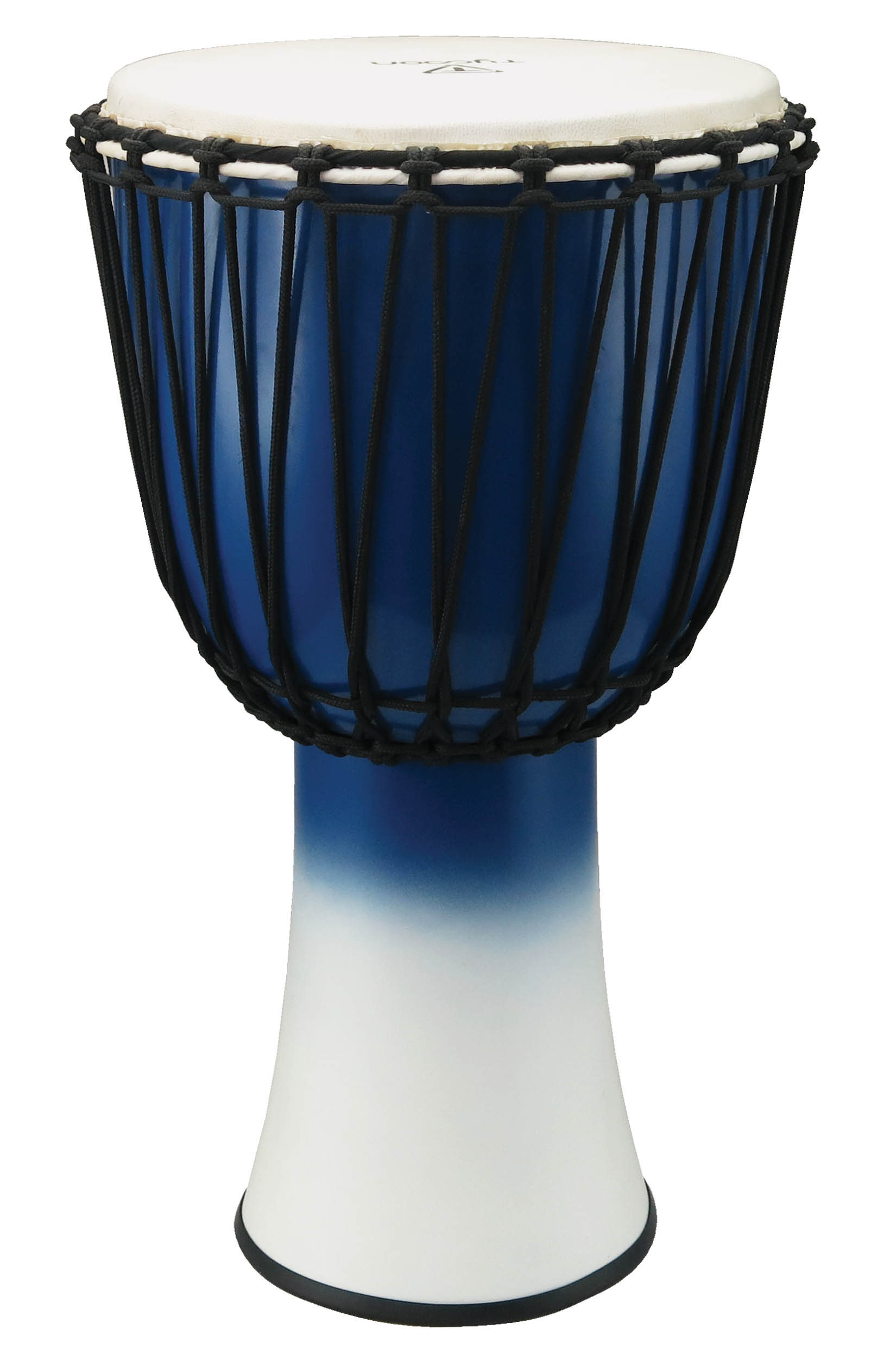 12 inch. Fiberglass Djembe - Rope Tuned Blue & White Finish - Willis ...