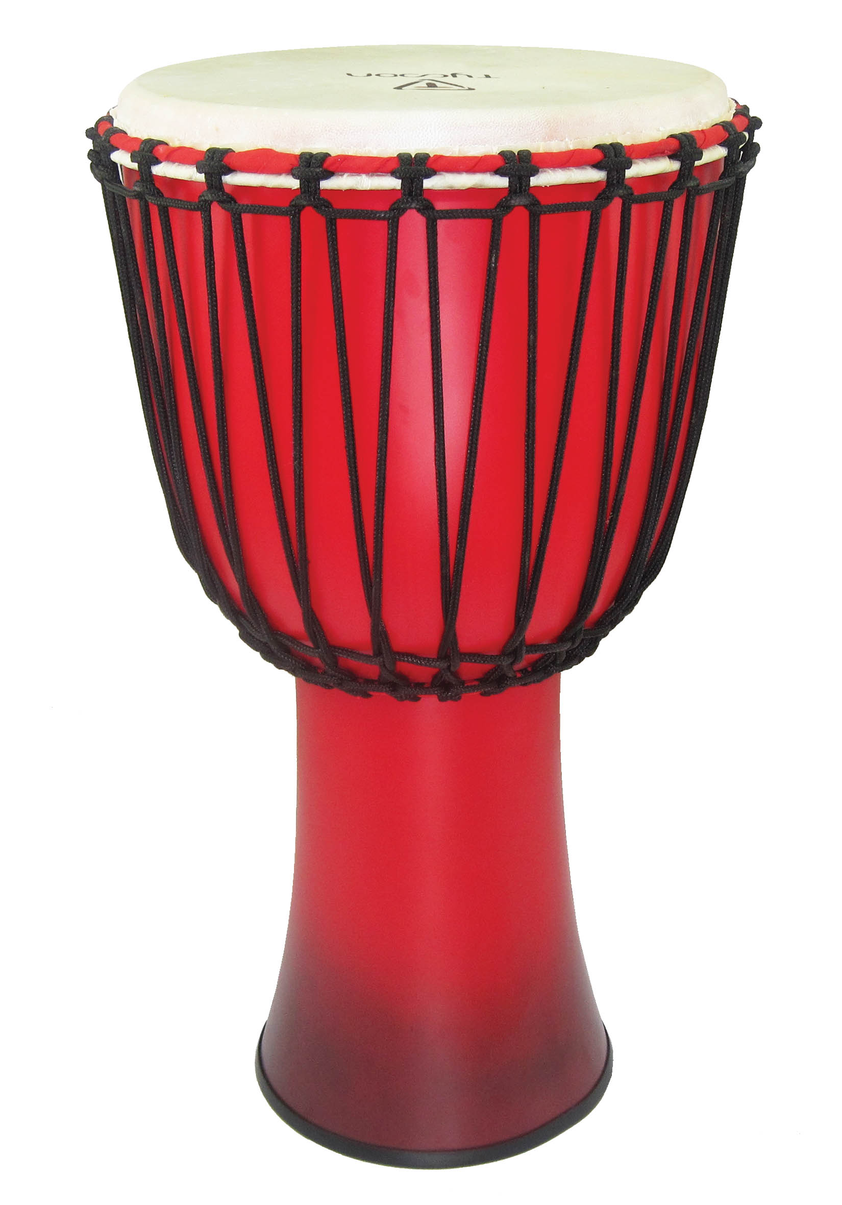 12 inch. Fiberglass Djembe - Rope Tuned Red Sunburst Finish - Willis ...