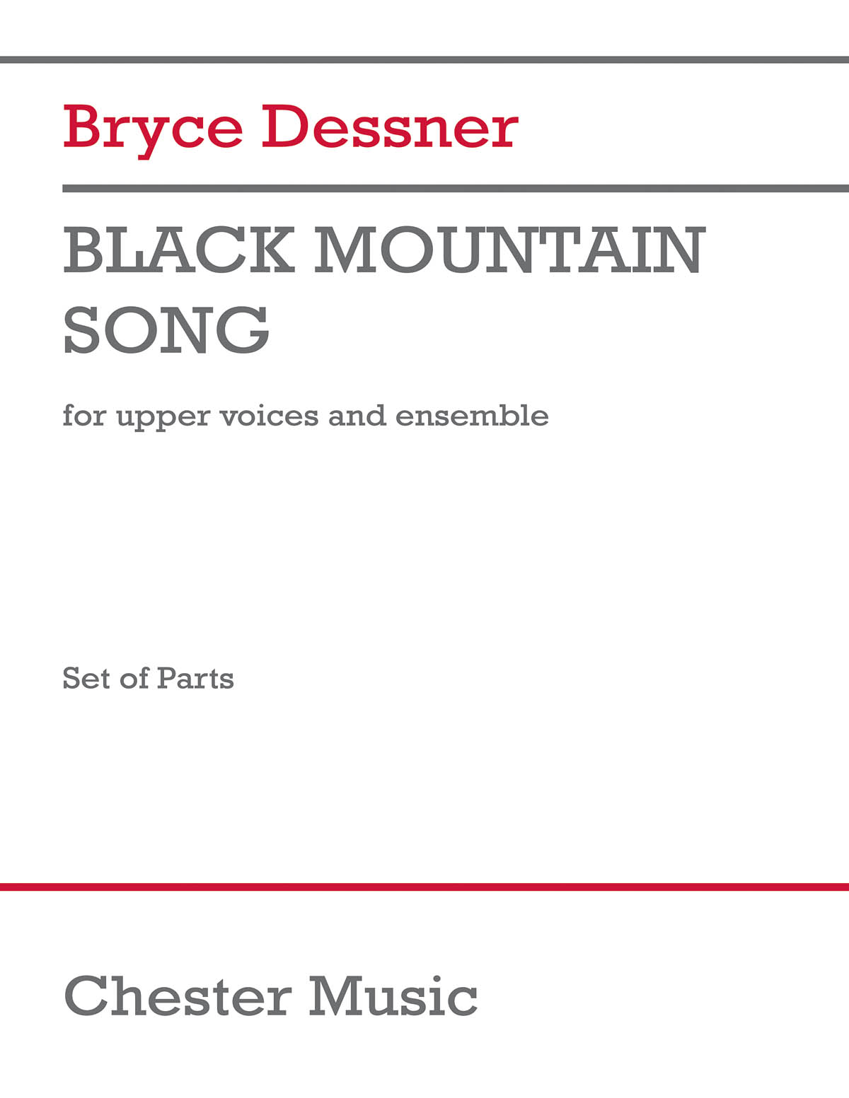 Black Mountain Song for Upper Voices and Ensemble Parts - Willis Music ...