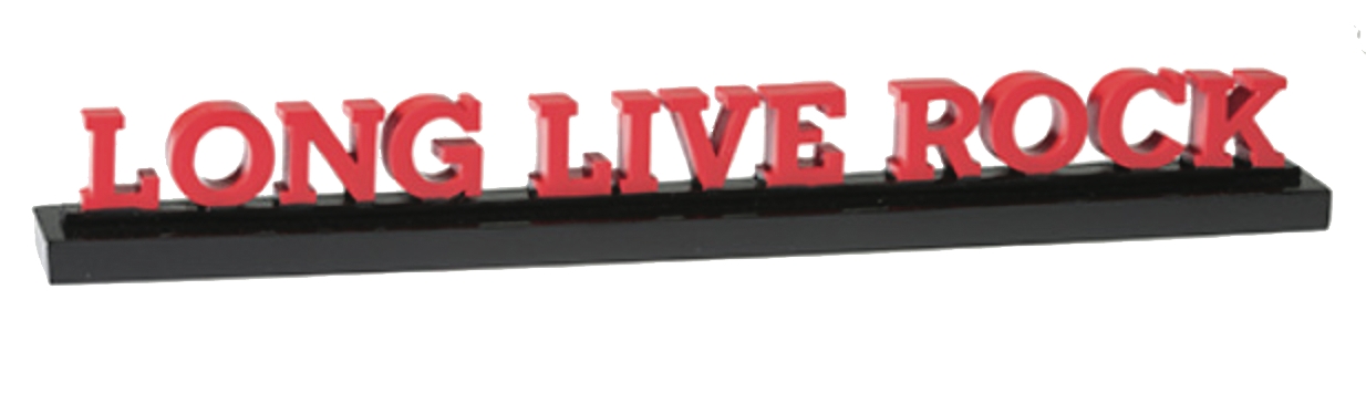 Rock and Roll Hall of Fame 10-inch Desktop Slogan - Willis Music Store