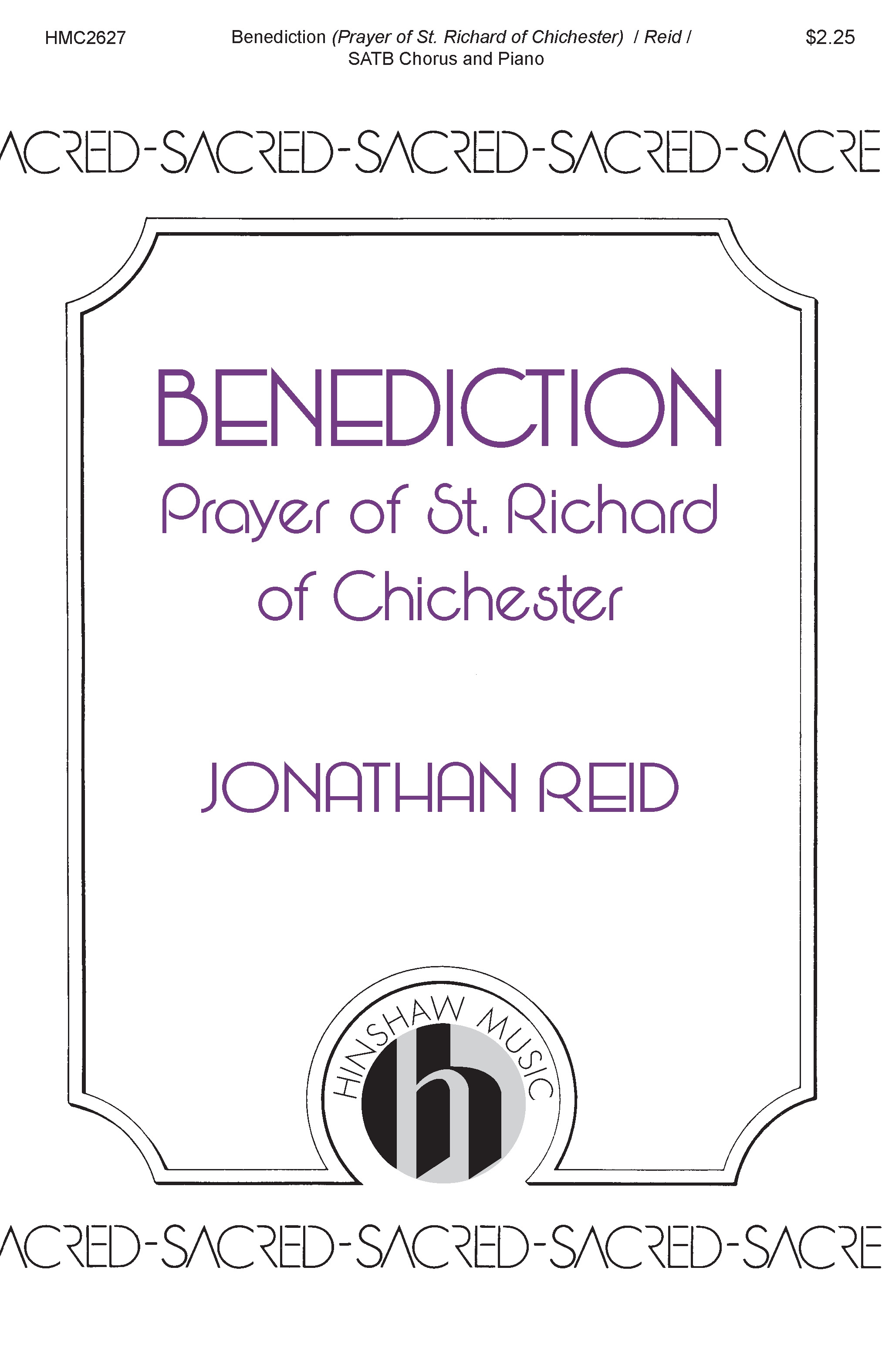 Benediction (Prayer of St. Richard) - Willis Music Store