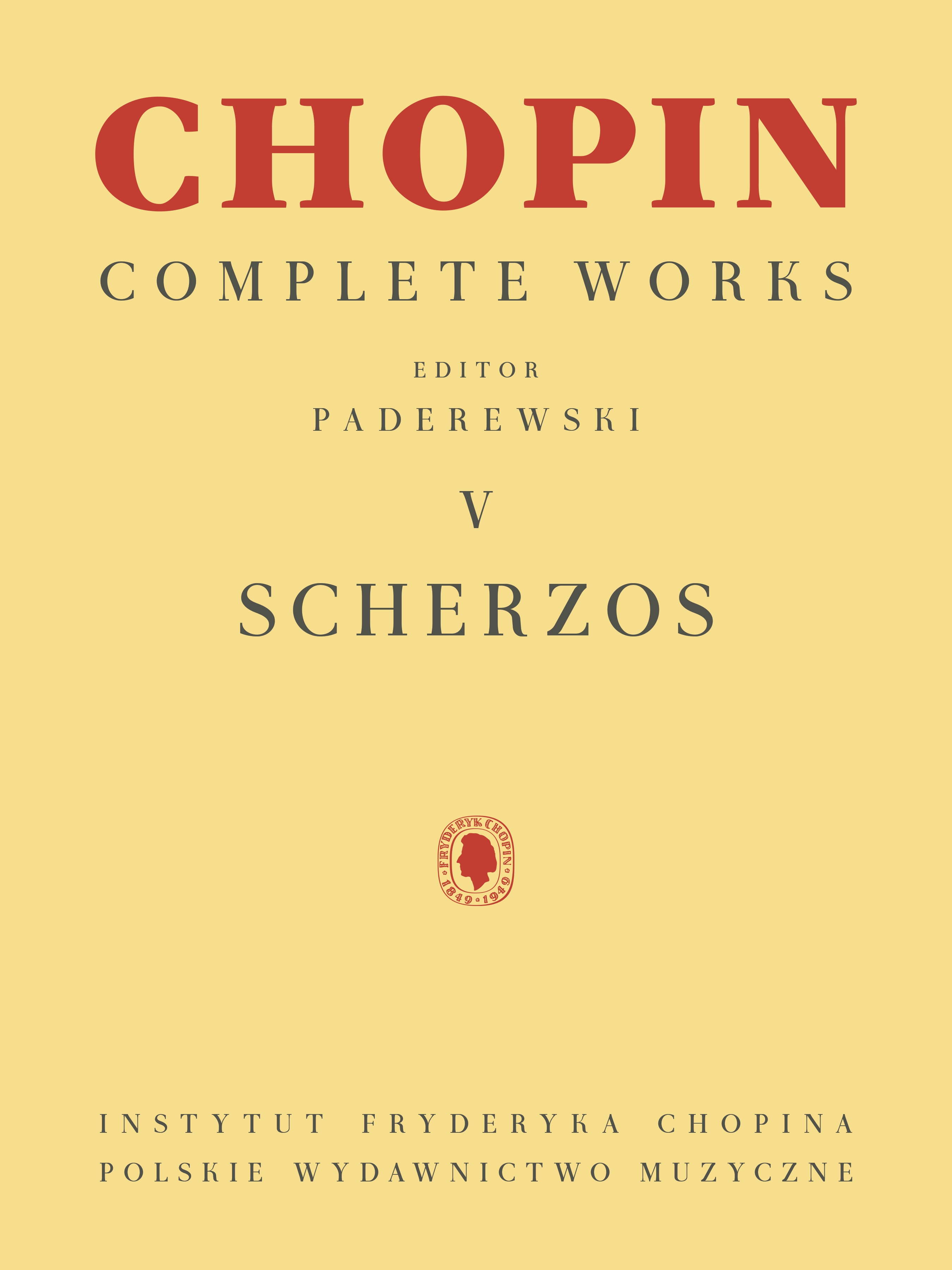 Scherzos Chopin Complete Works Vol. V - Willis Music Store