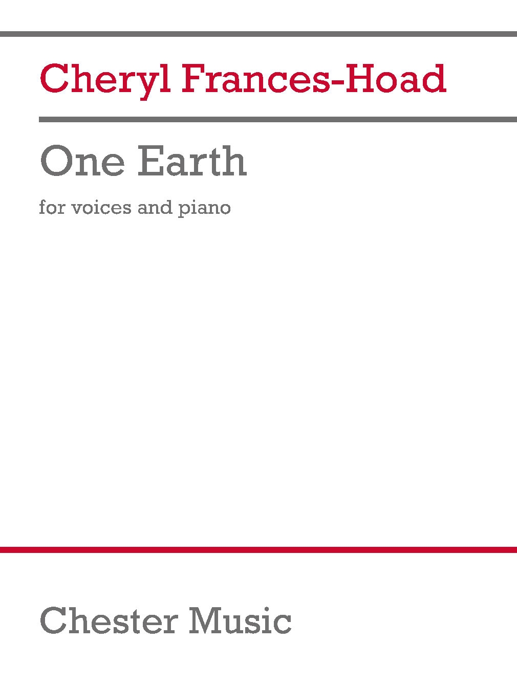 One Earth (Piano Score) for 2-Part Voices and Piano - Willis Music Store