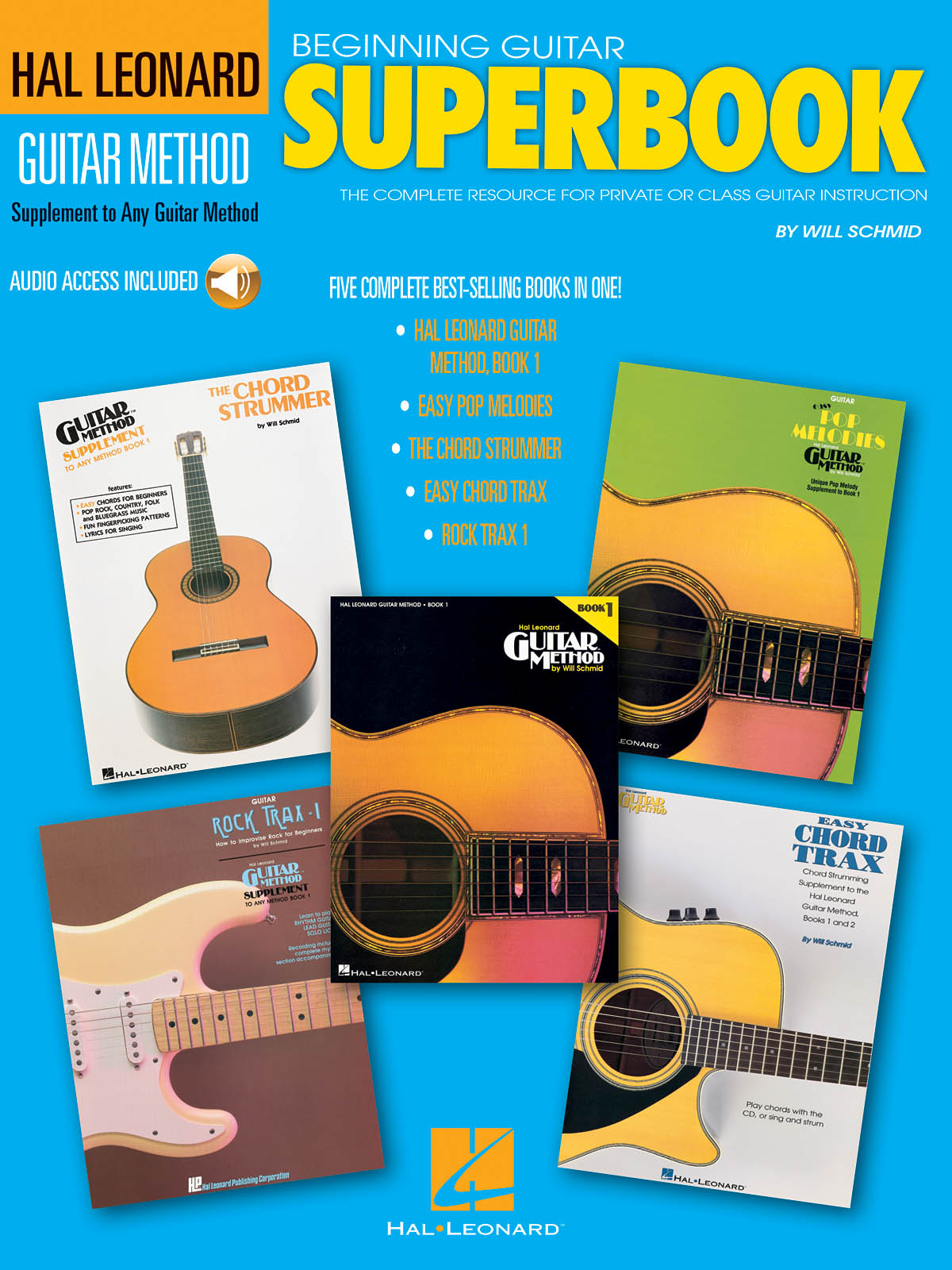 The Hal Leonard Guitar Superbook Book with Online Audio Tracks - Willis ...
