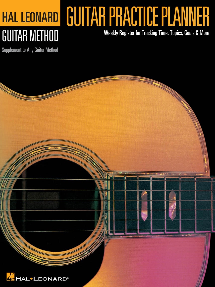 Guitar Practice Planner Weekly Lesson Planner for Guitarists - Willis ...