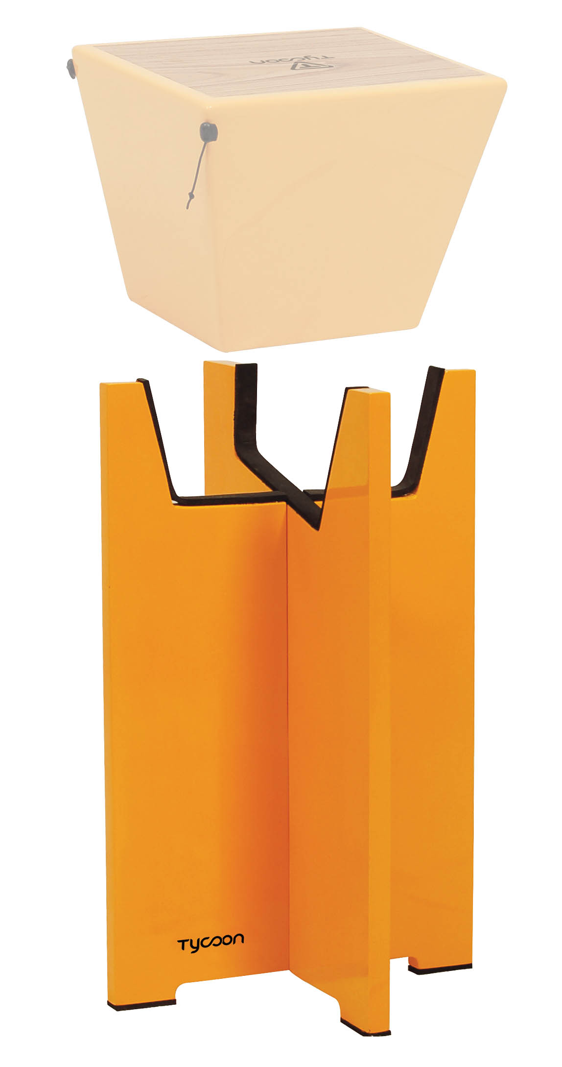 Siam Oak Quinto Cajon Stands - Yellow - Willis Music Store