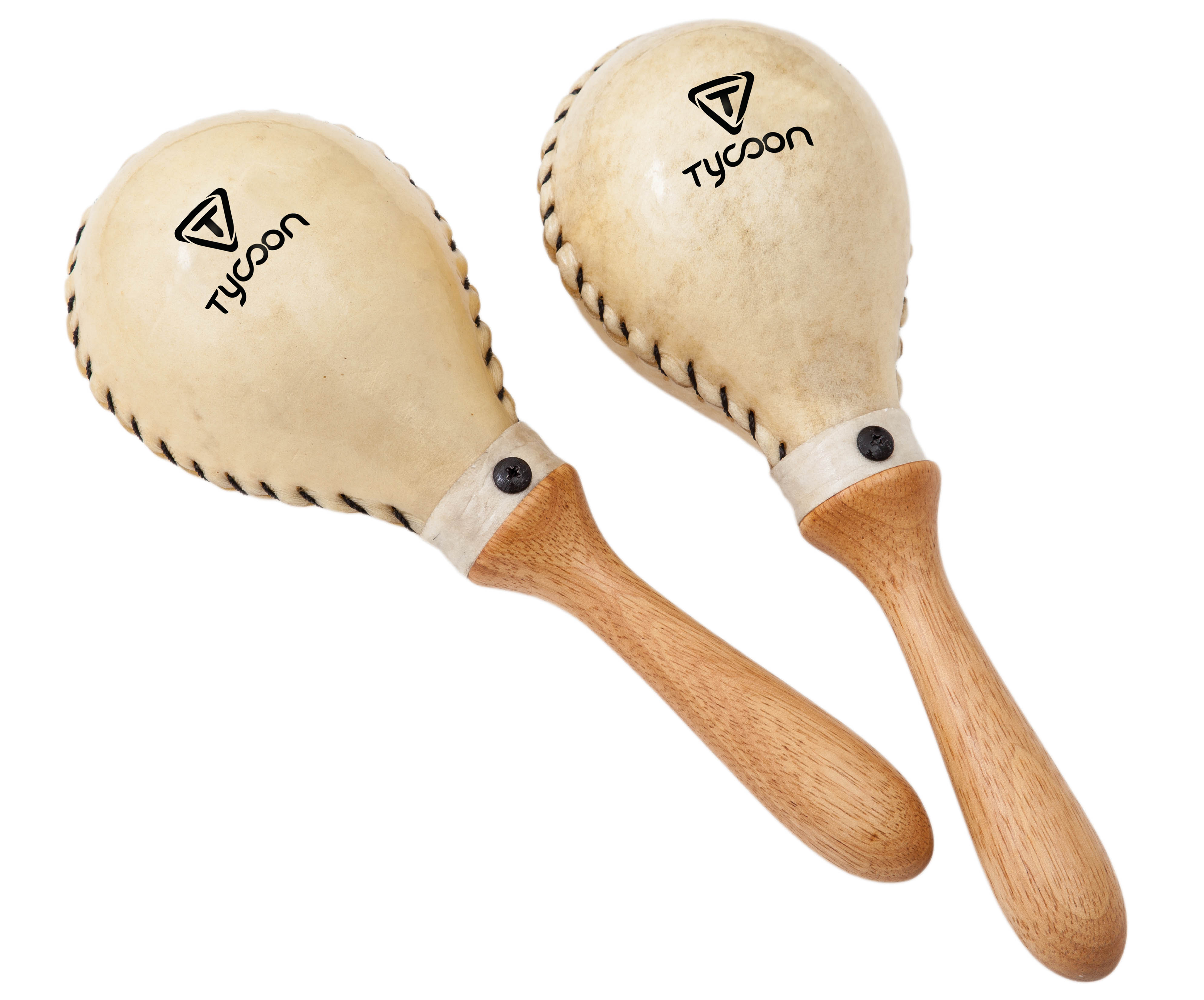Large Round Cowhide Maracas - Willis Music Store