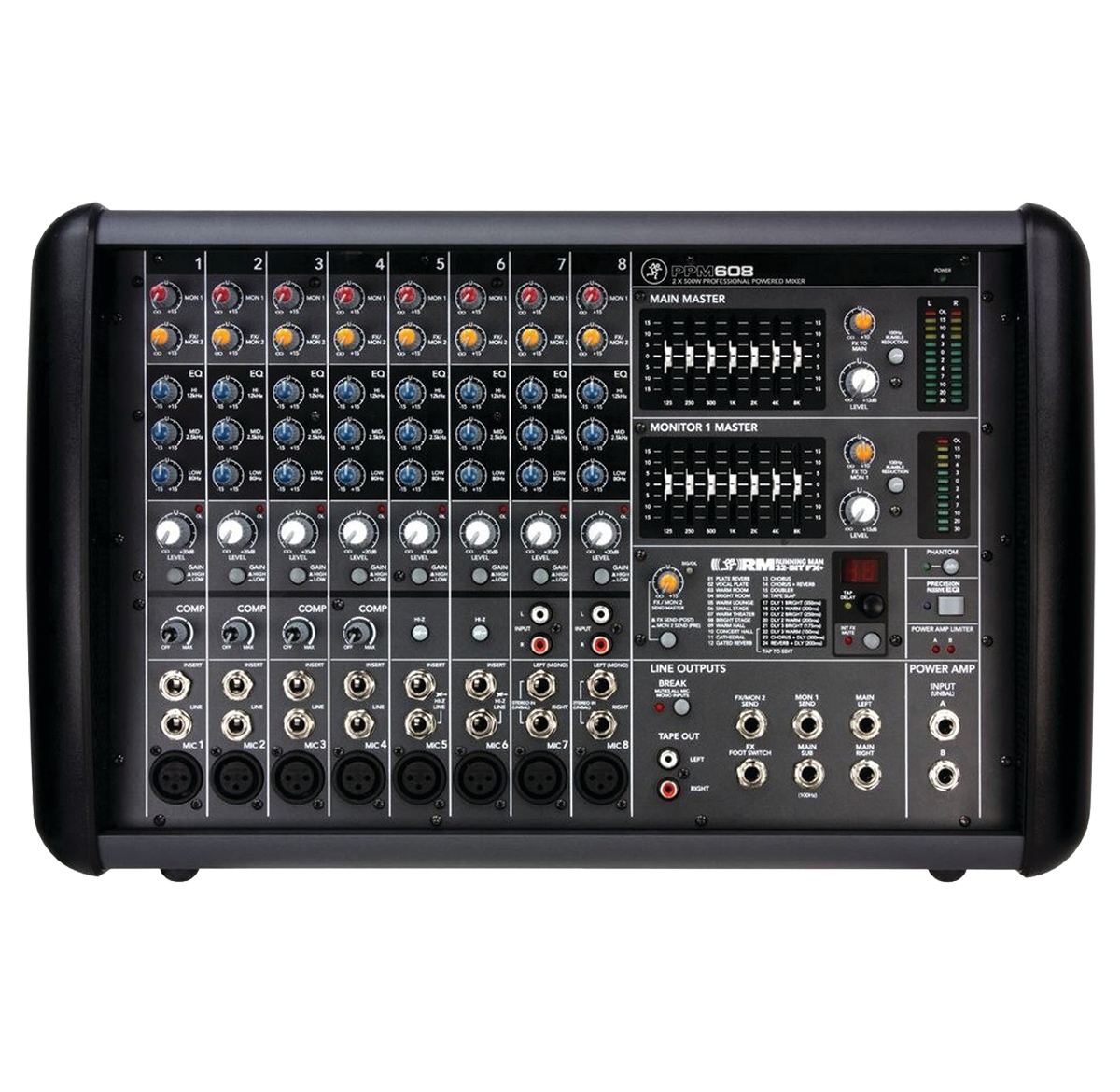 PPM1008 8-Channel Powered Mixer - Willis Music Store