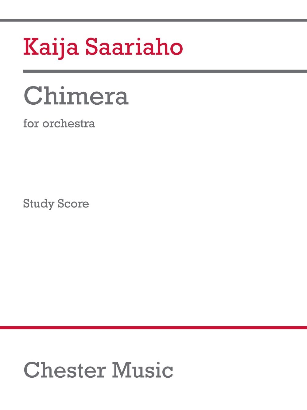 Chimera Orchestra Study Score - Willis Music Store