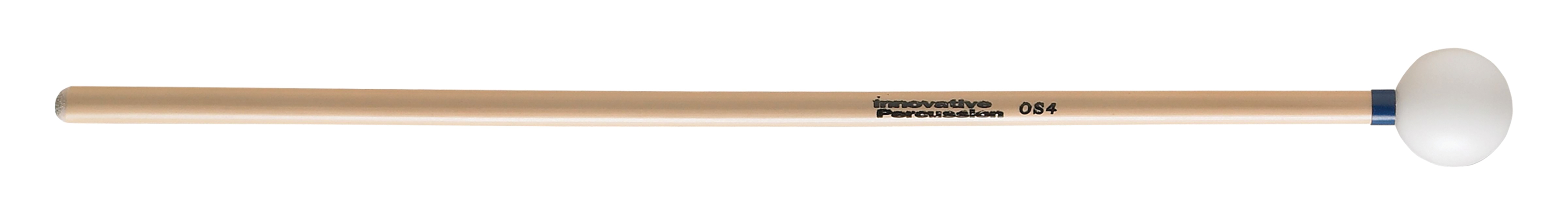 Full, Forte Xylophone / Glockenspiel Mallets - 1-1/8 White / Blue Tape - Rattan Orchestral ...