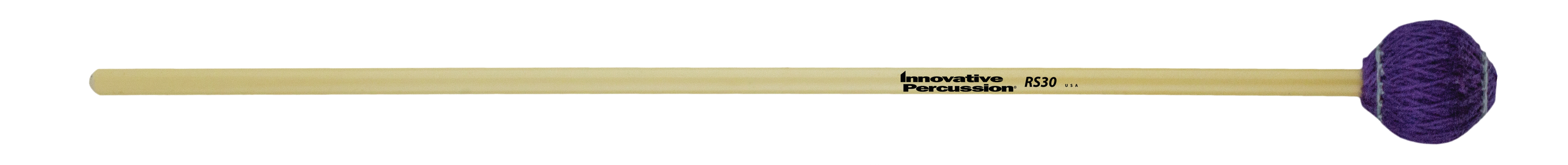 Medium-Hard Marimba / Vibraphone Mallets - Purple Yarn Rattan Series Concert Keyboard Mallets ...