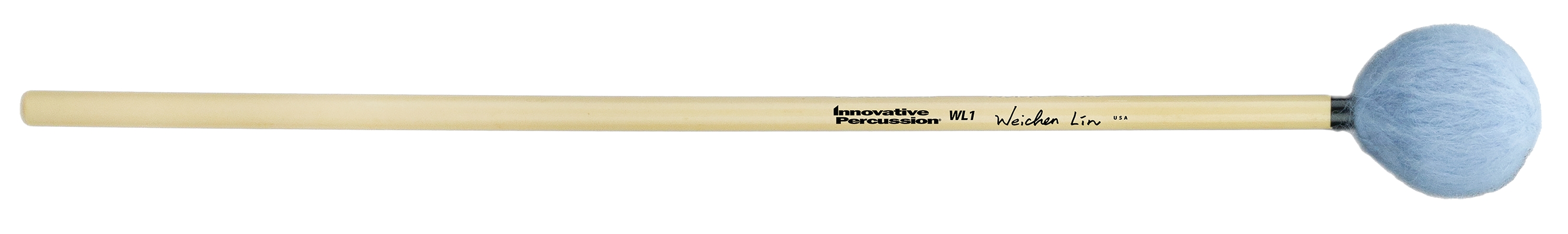 Bass Marimba Mallets - Sky Blue Yarn - Rattan Wei-Chen Lin Series Concert Keyboard Mallets ...