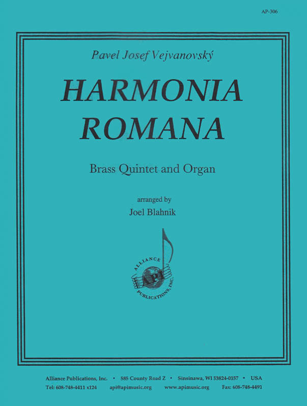 Harmonia Romana -1669 - Br Qnt-org - Willis Music Store