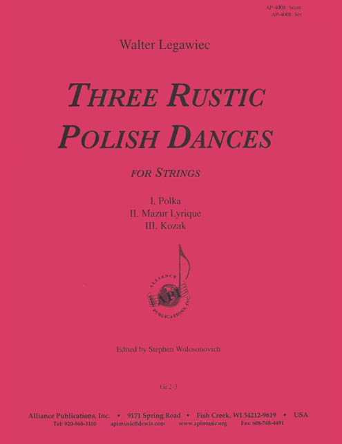 Three Rustic Polish Dances For Strings - Set - Willis Music Store