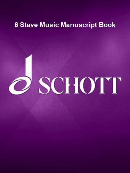 6 Stave Music Manuscript Book 32 pages - Willis Music Store
