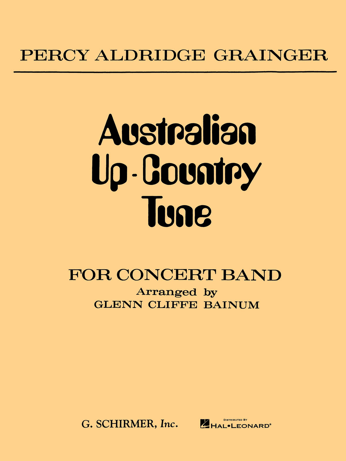 Australian Up-Country Tune Score and Parts - Willis Music Store
