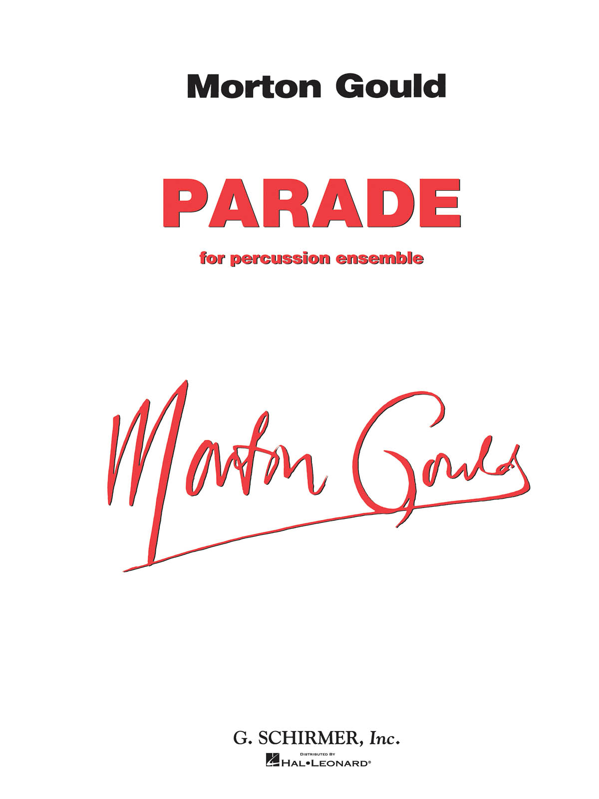 Parade Score and Parts - Willis Music Store