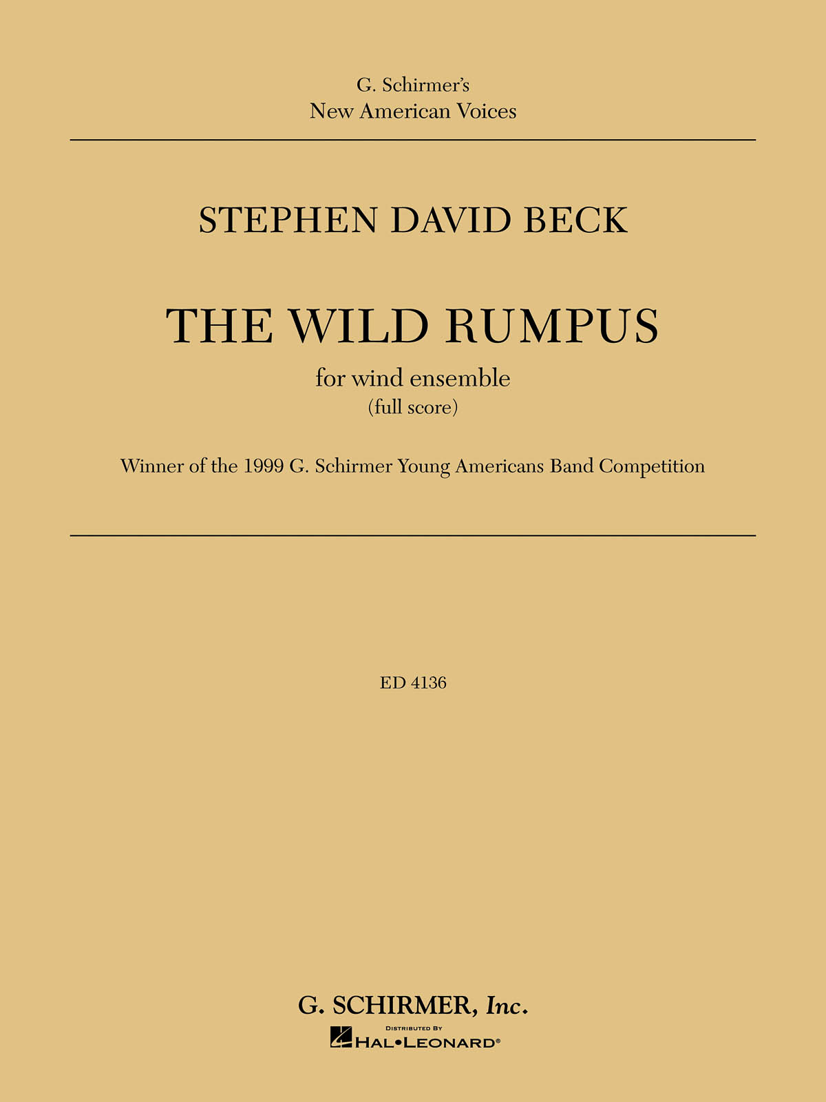 The Wild Rumpus Score and Parts - Willis Music Store