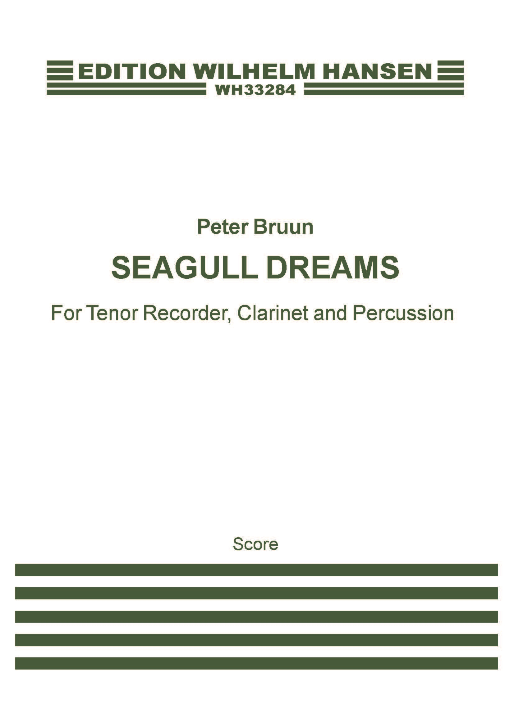 Seagull Dreams for Tenor Recorder, Clarinet in A/Bass Clarinet, and ...