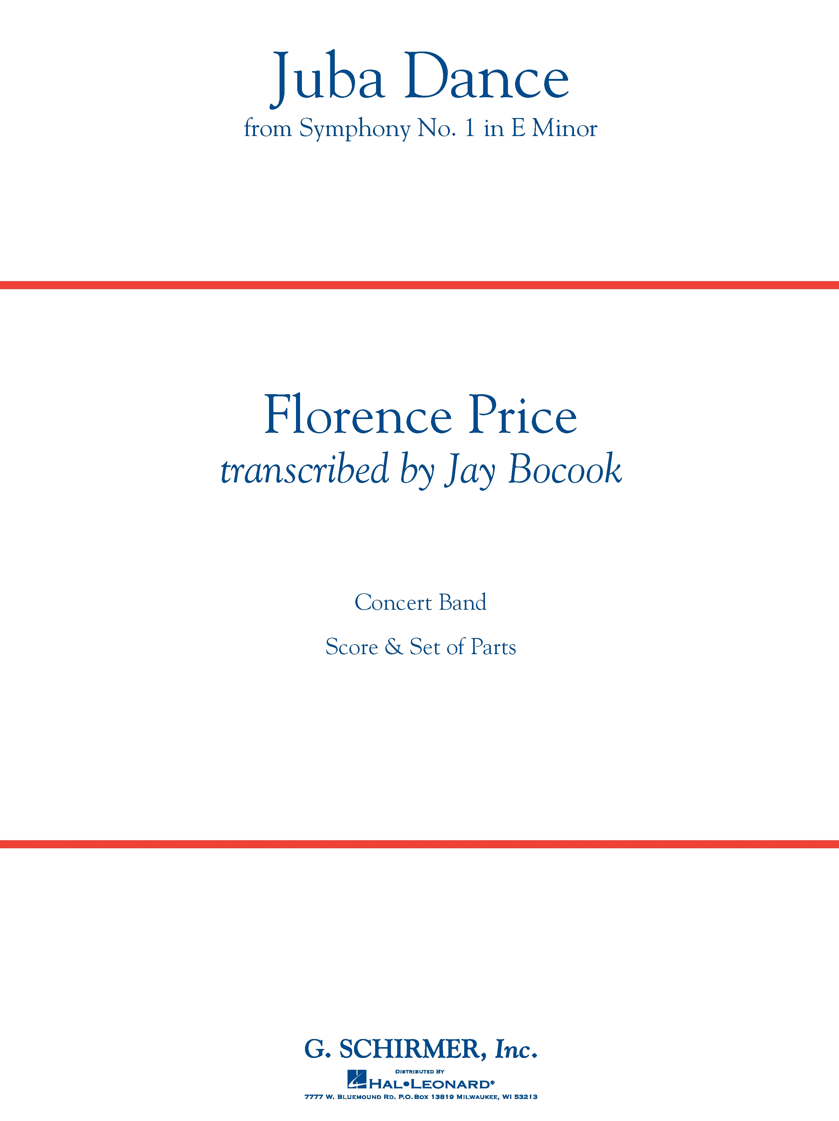 Juba Dance (from Symphony No. 1) - Willis Music Store